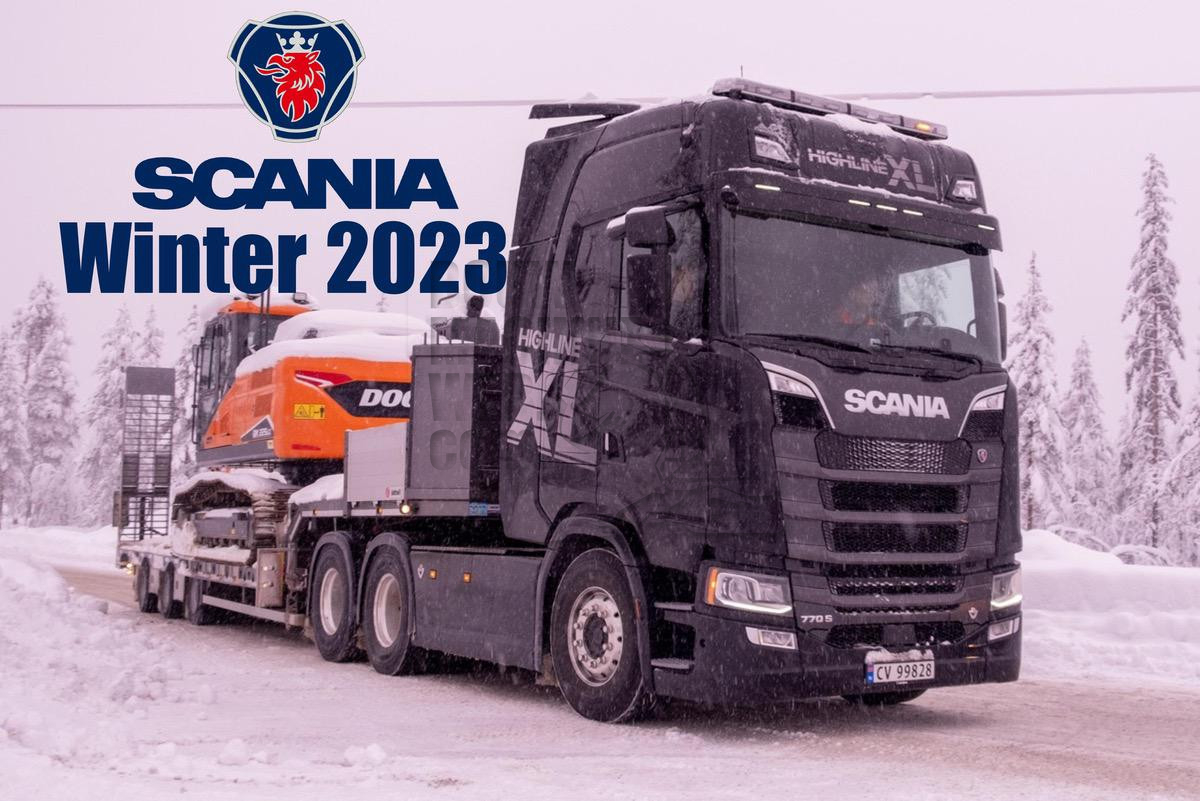 Scania Winter Drive 2023 : BouwmachineWeb.com - alle nieuws op 1 plek