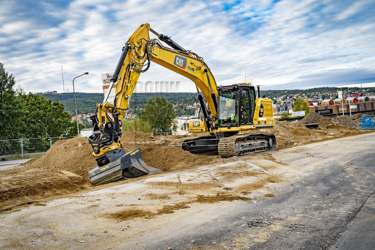 Engcon compatitabel met Cat Next Gen hydraulische graafmachines ...